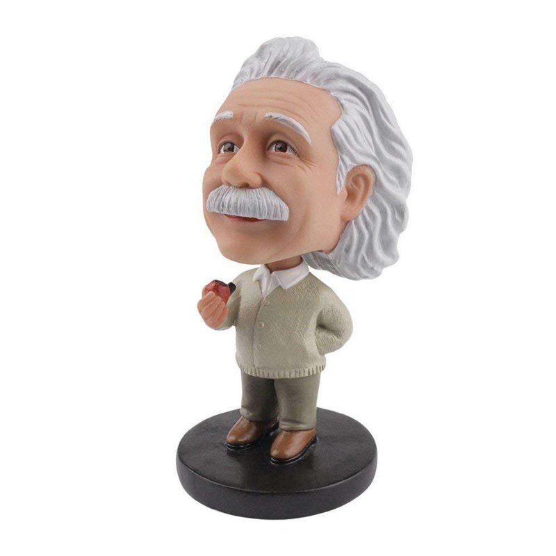 Custom Polyresin Albert Einstein Dashboard Bobble Head - Resin Tourist ...